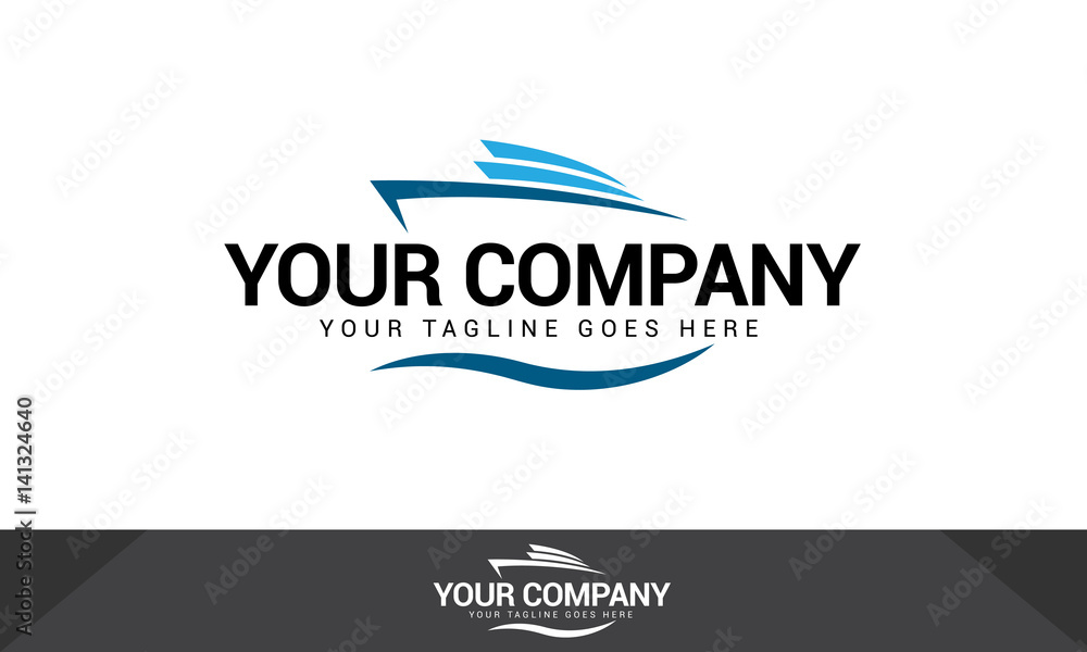 Ship logo, ship vector, ship logo template Stock Vector | Adobe Stock