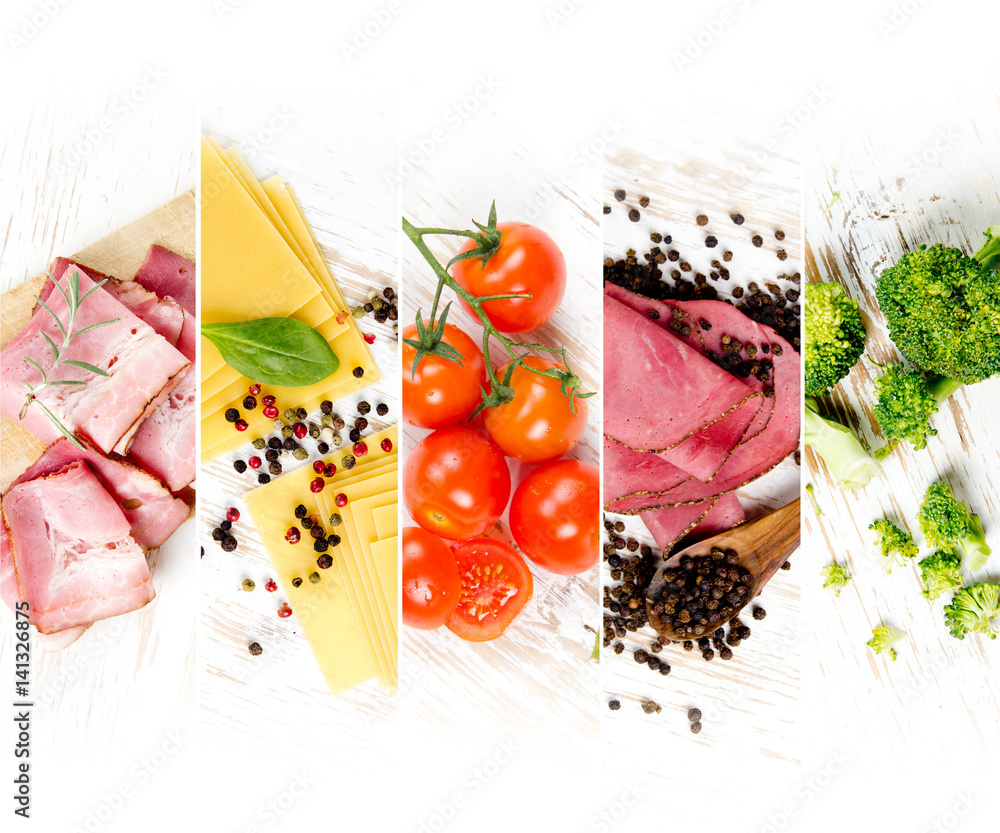 Various Food Mix Stock-Foto | Adobe Stock