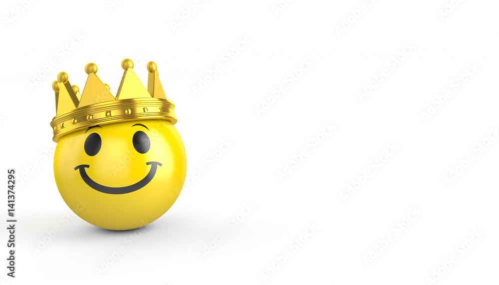 Smiley / Krone / König Stock Photo | Adobe Stock