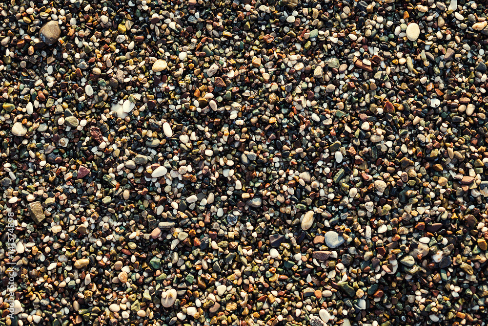 stones and sea,Pebble beach texture,wall pattern of gravel stone ...