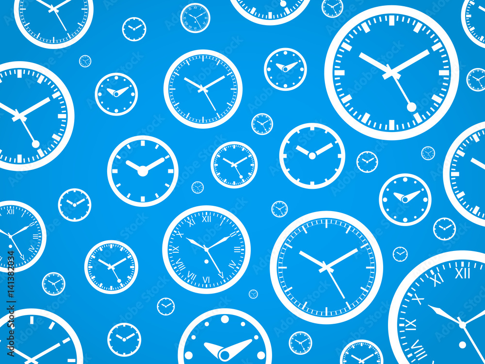 Time Background Blue