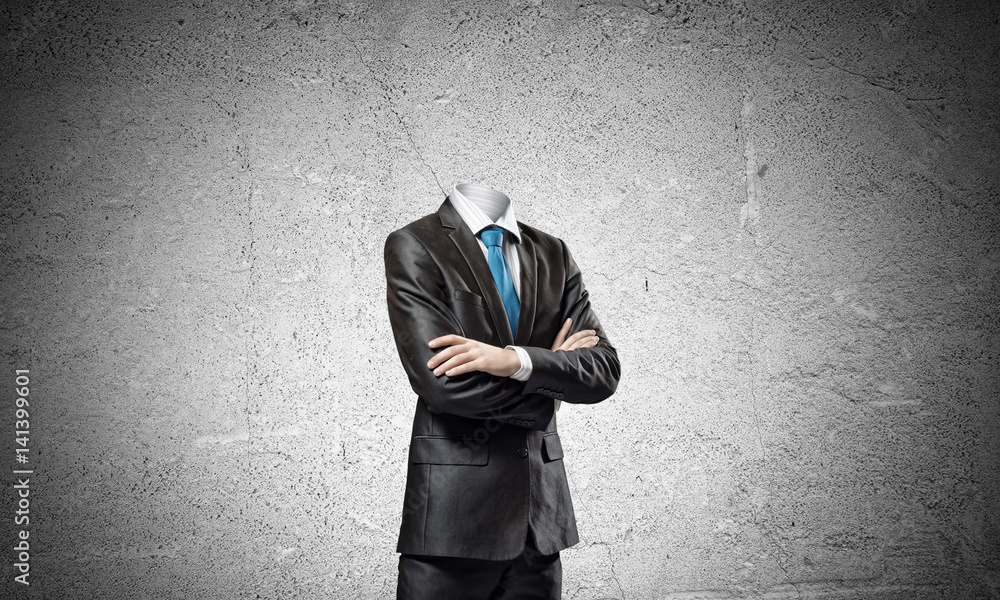 Businessman without head Stock-Foto | Adobe Stock