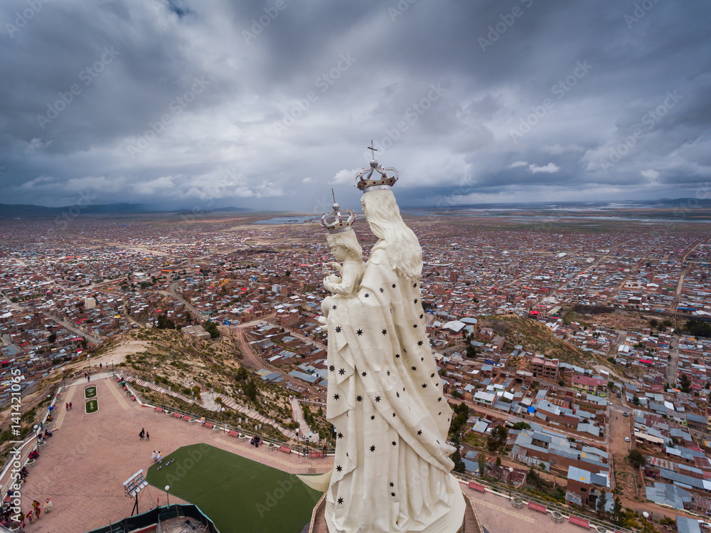 Virgen de Socabon in Oruro, Bolivia ภาพถ่ายสต็อก | Adobe Stock