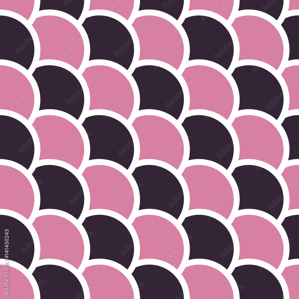 seamless wave pink pattern Stock Vector | Adobe Stock
