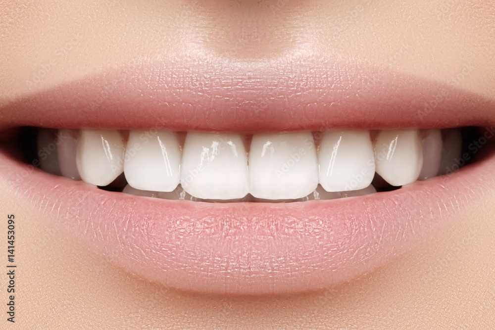 Perfect White Teeth Smile