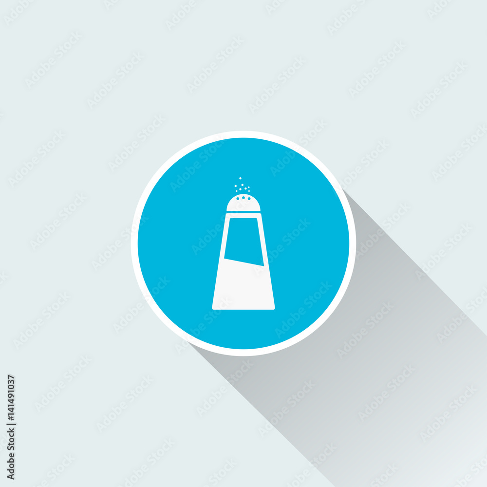 flat salt icon Stock Vector | Adobe Stock