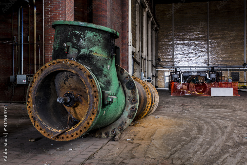 Abandoned Coal Fired Power Plant - Ohio foto de Stock | Adobe Stock