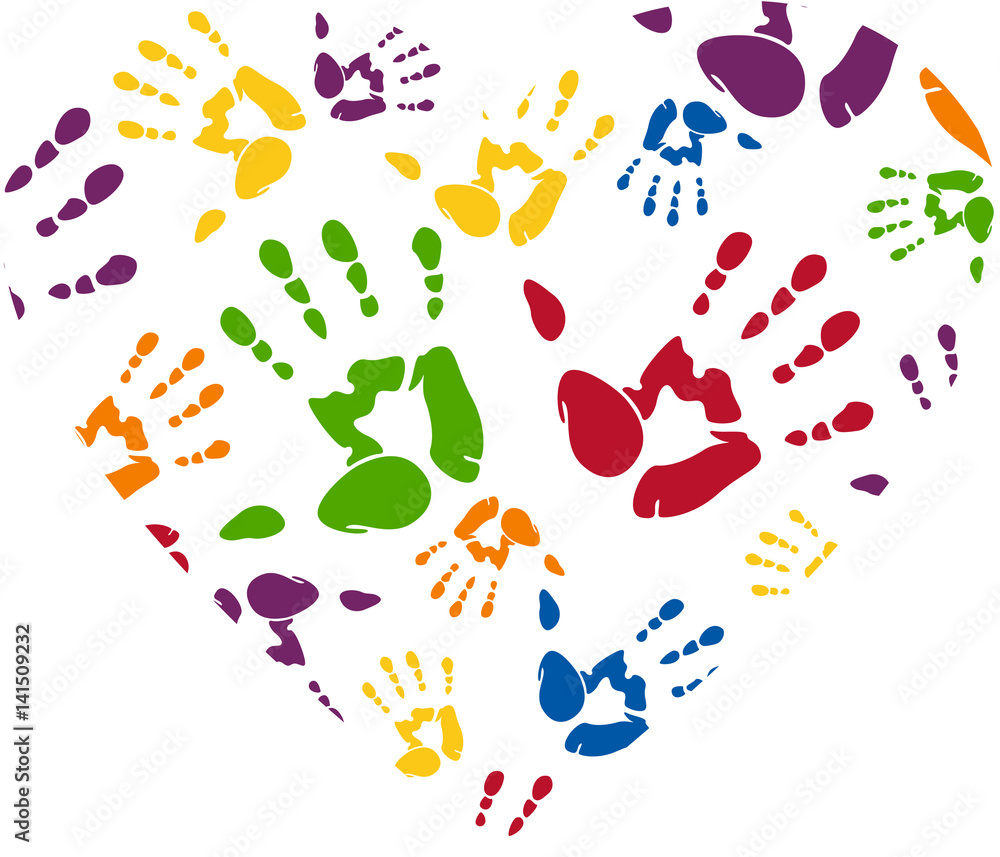 Handprints Heart