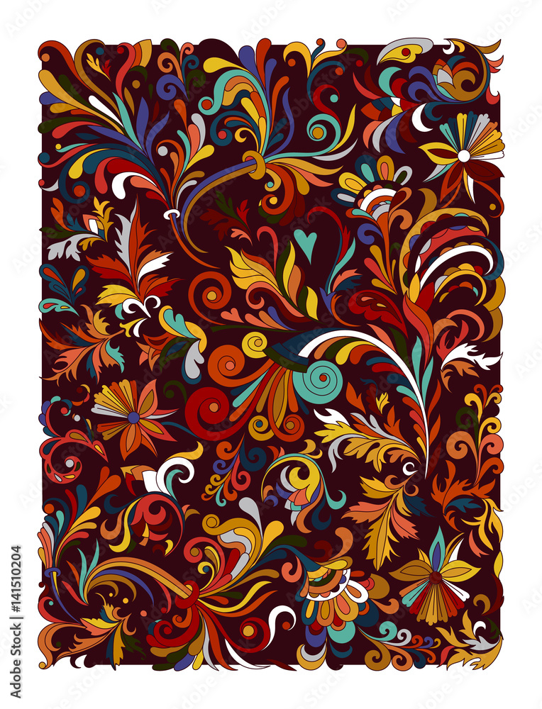 Henna Wallpaper Colorful