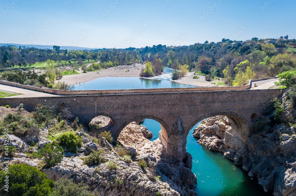 Le pont du Diable, Hérault, France. Stock Photo | Adobe Stock