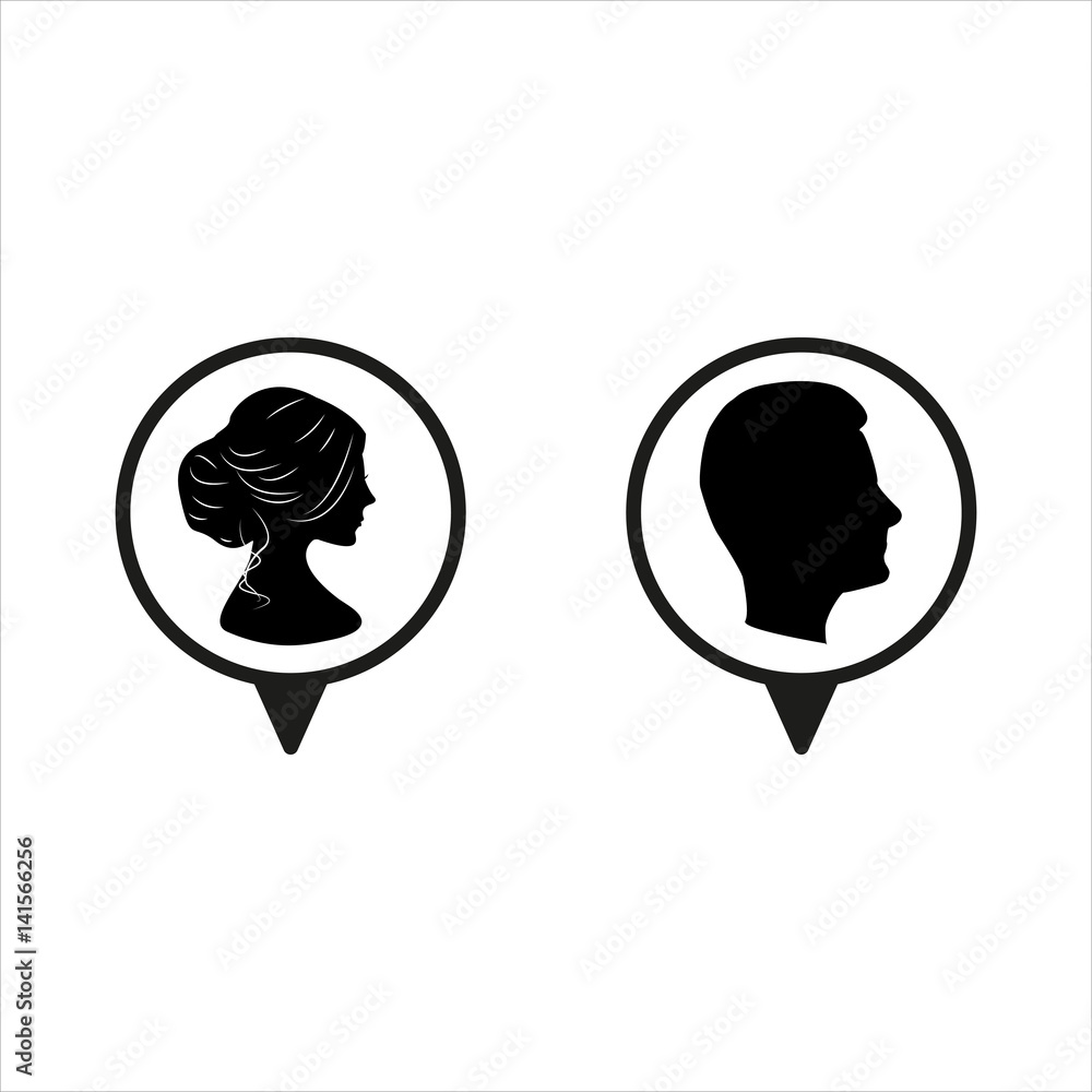 Male Female Icon Vector