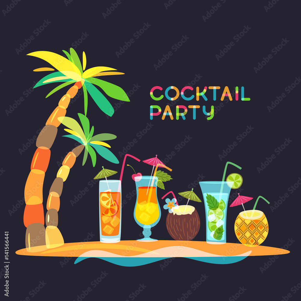 Clipart Pictures Of Cocktails On The Beach
