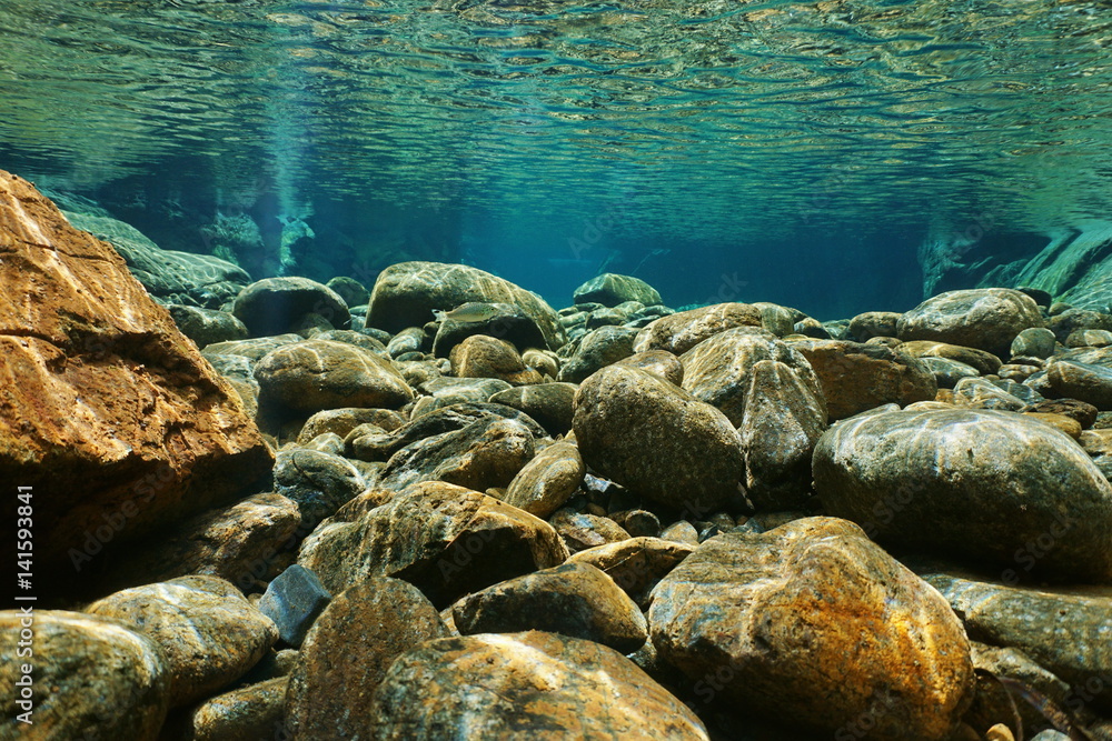 Underwater River Bed