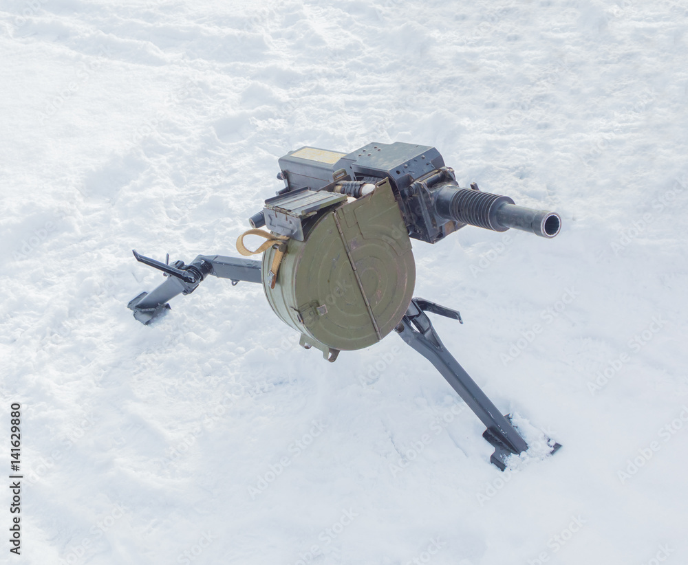 Russian grenade launcher on the frame. Stock Photo | Adobe Stock