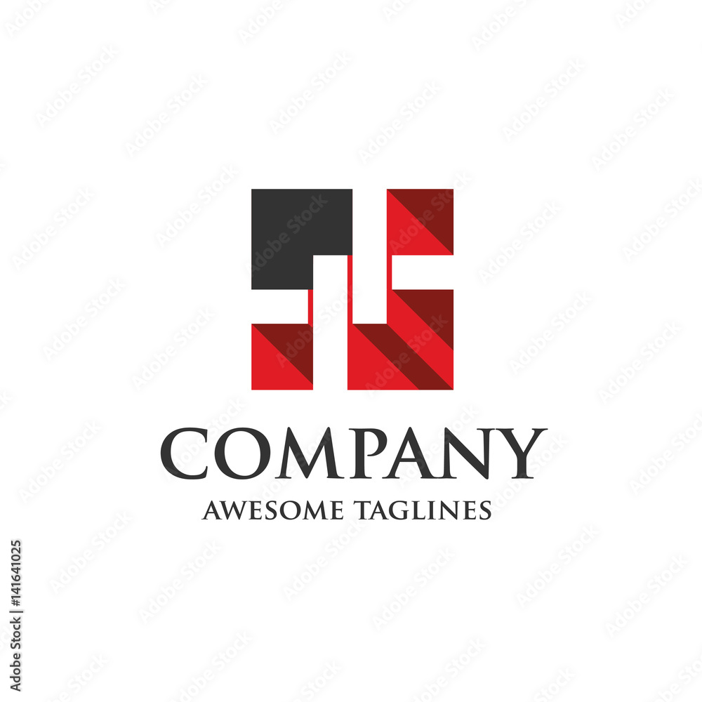 chain link fence logo ,creative fence symbol concept. Home and garden ...