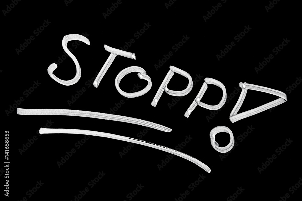Stopp-Symbol Stock Illustration | Adobe Stock