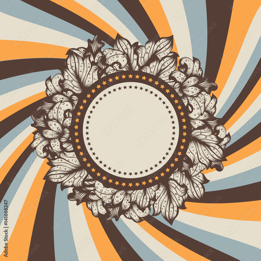 Vintage Fun Background Stock Vector | Adobe Stock