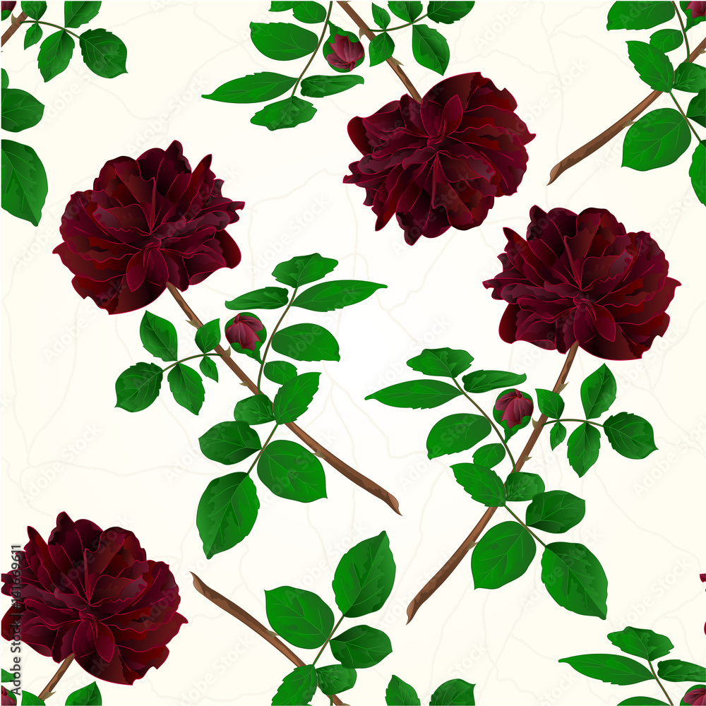 Seamless texture Black Rose with bud stem cracks in the porcelain ...