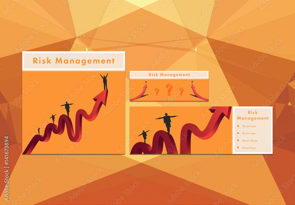 3 Risk Management Infographic Layouts for Social Media Stock Template ...