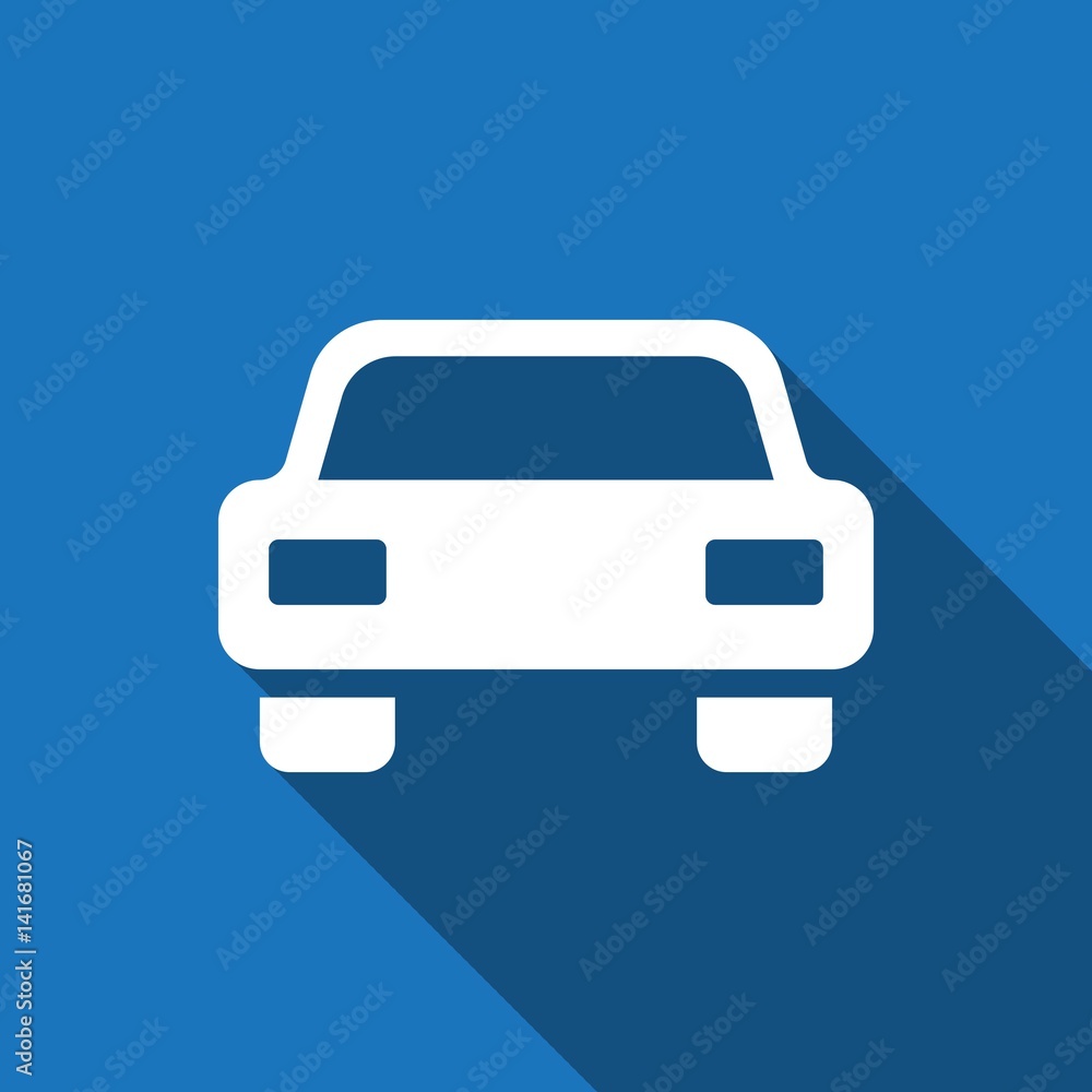 car icon stock vector illustration flat design Stock Vector | Adobe Stock