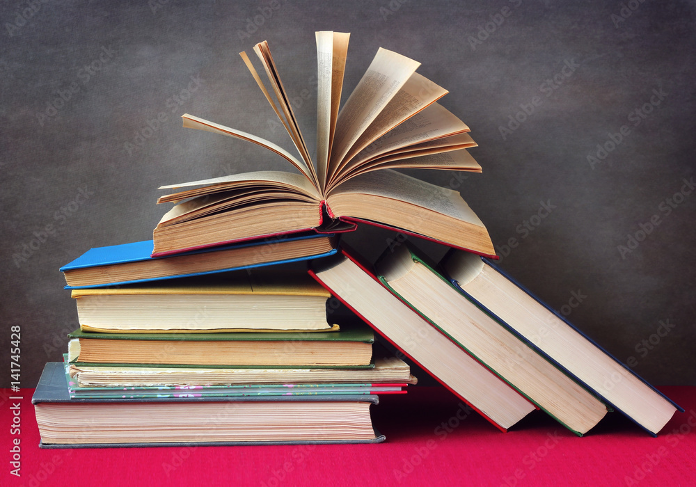 Foto de still life with books do Stock | Adobe Stock