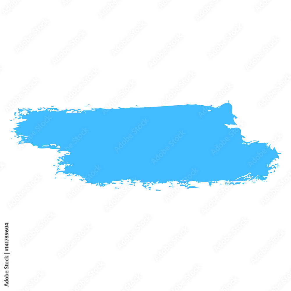 Blue Brushstroke Paint Stock Vector | Adobe Stock