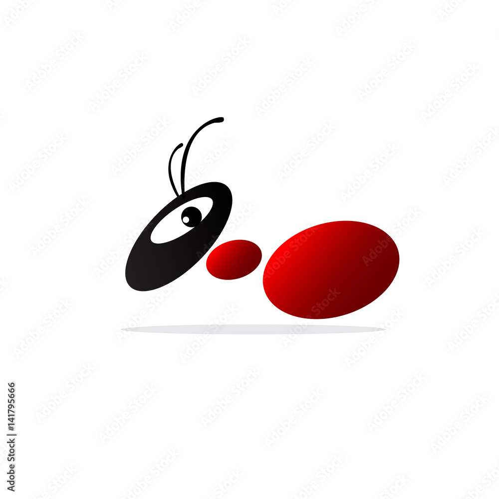 abstract ant Stock Vector | Adobe Stock