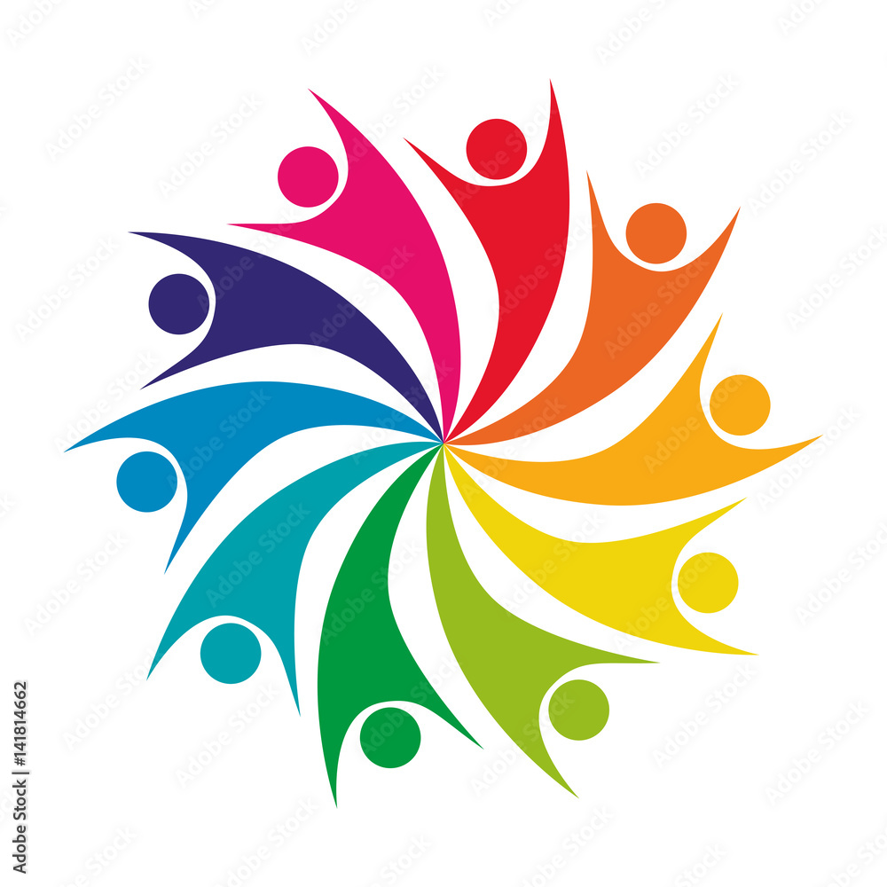 people together character icon, vector illustration design Stock Vector ...