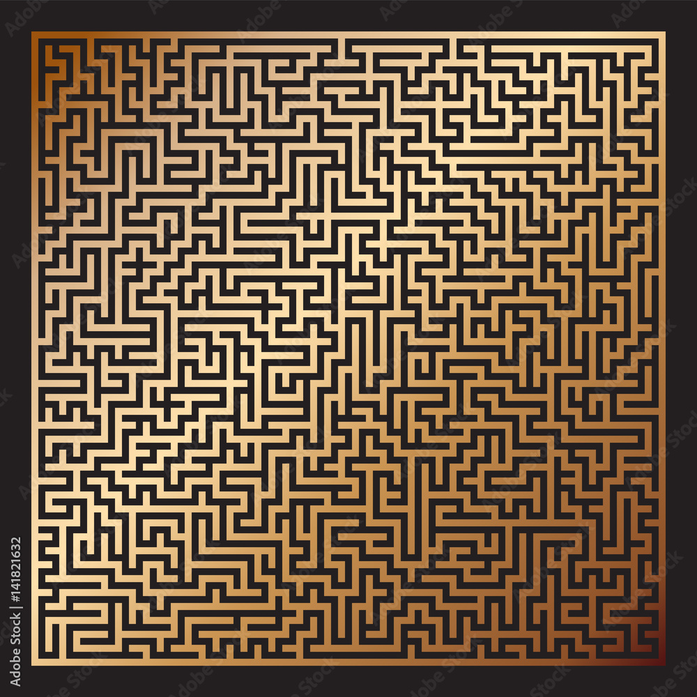 Vector background stylized as a maze. Stock Vector | Adobe Stock