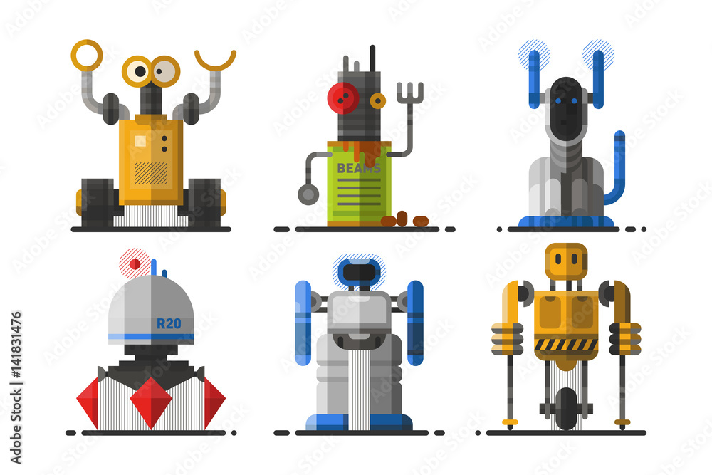 Retro Robot Design