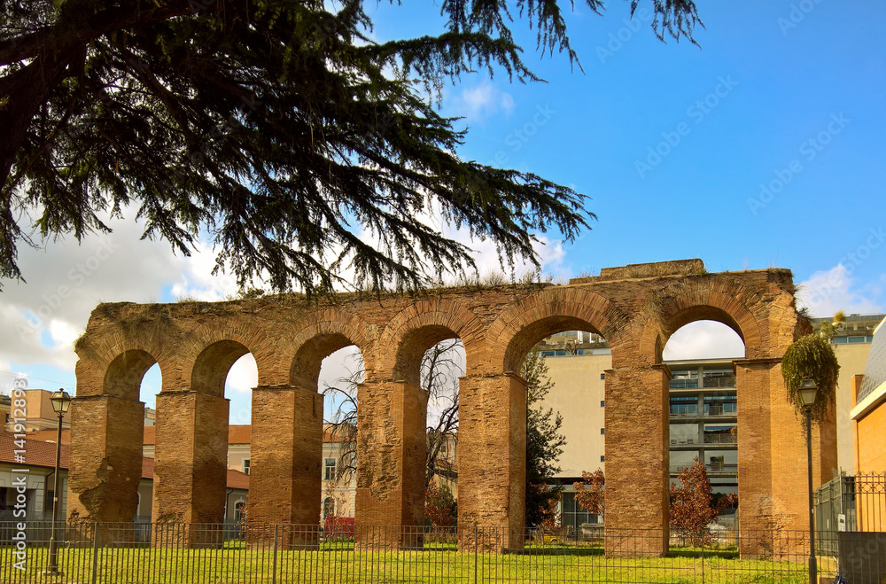 Aqueduct "Anio Vetus", Esquilino, Rome Photos | Adobe Stock