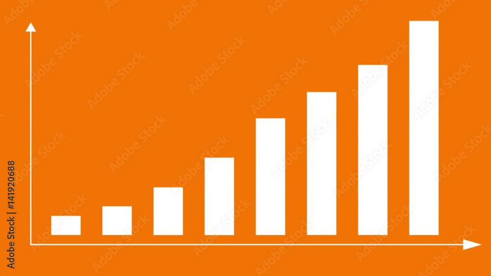 2d bar chart infographics Stock Video | Adobe Stock