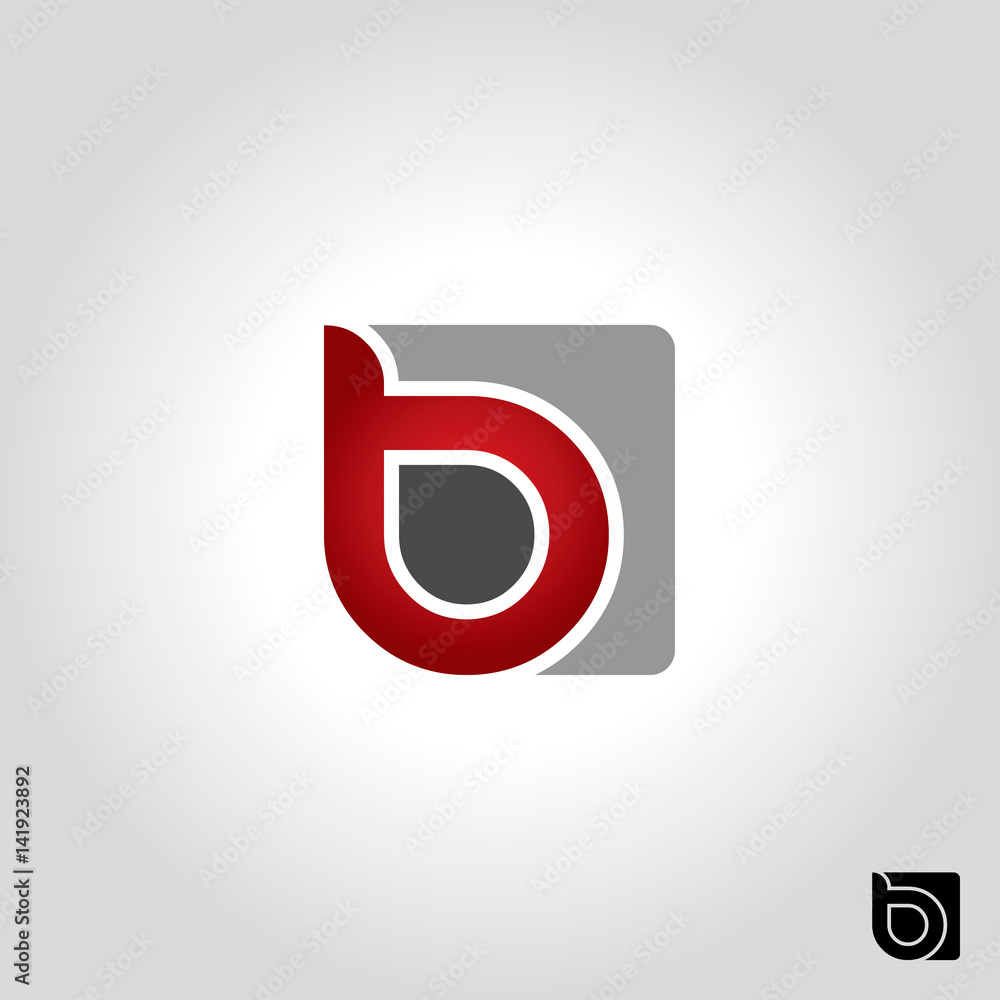 letter b logo, icon and symbol vector illustration Stock Vector | Adobe ...
