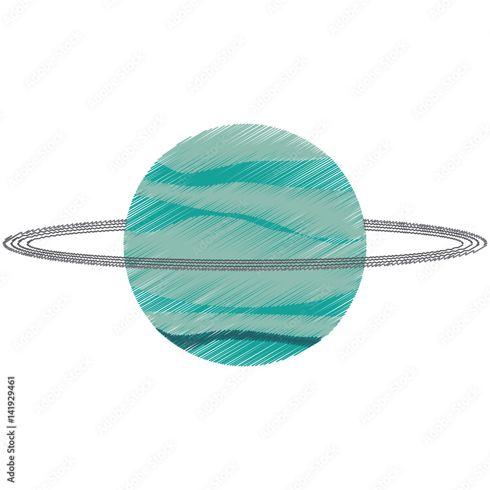 Uranus Planet Drawing