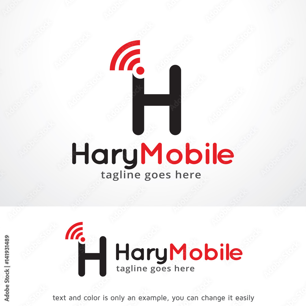Letter H Mobile Logo Template Design Vector, Emblem, Design Concept ...