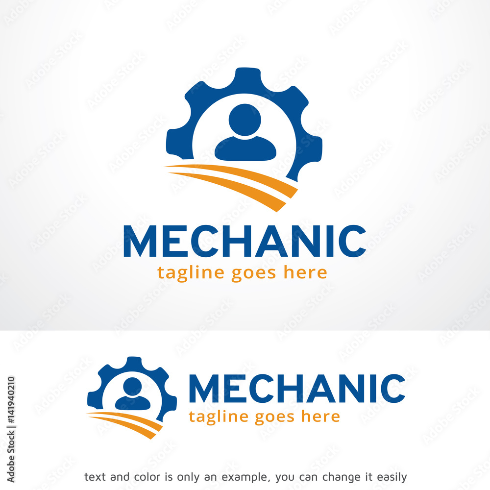 Mechanic Logo Template Design Vector, Emblem, Design Concept, Creative ...