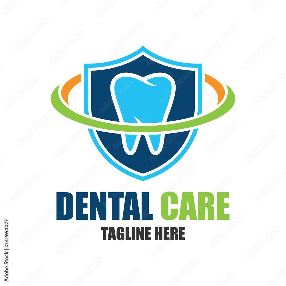 teeth for dentistry / stomatologist / dental clinic logo. flat vector ...