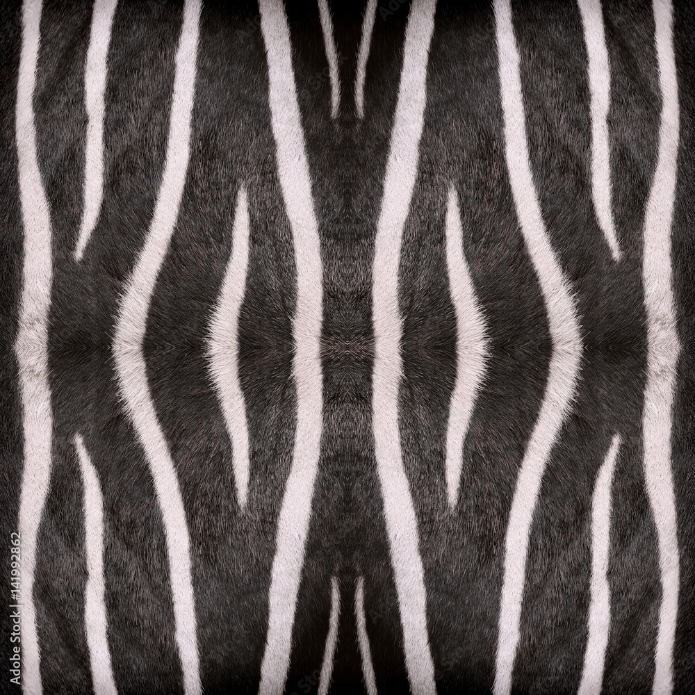 Zebra Print Pattern Tile