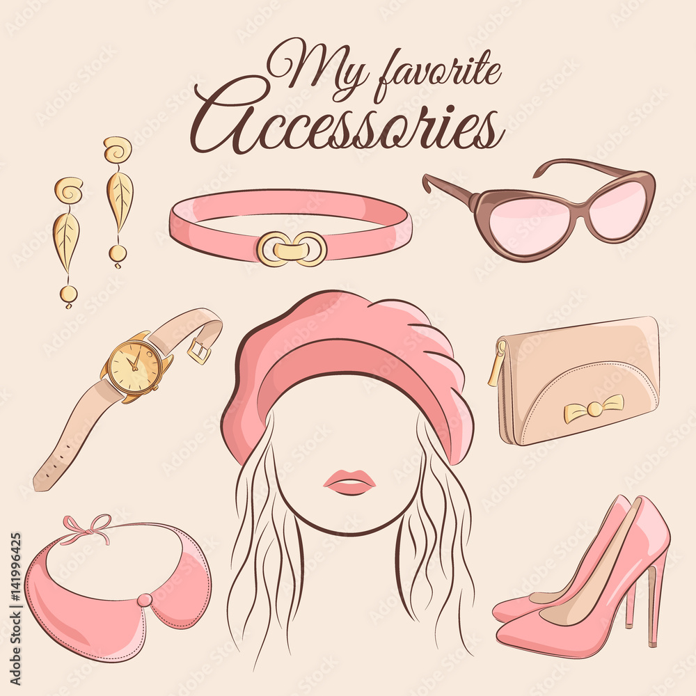 Drawins Of Girl Accesories