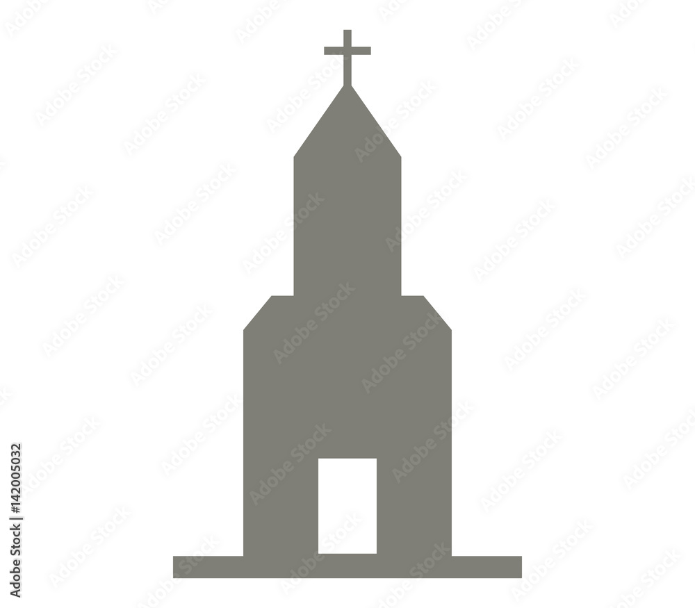 church icon Stock-Vektorgrafik | Adobe Stock