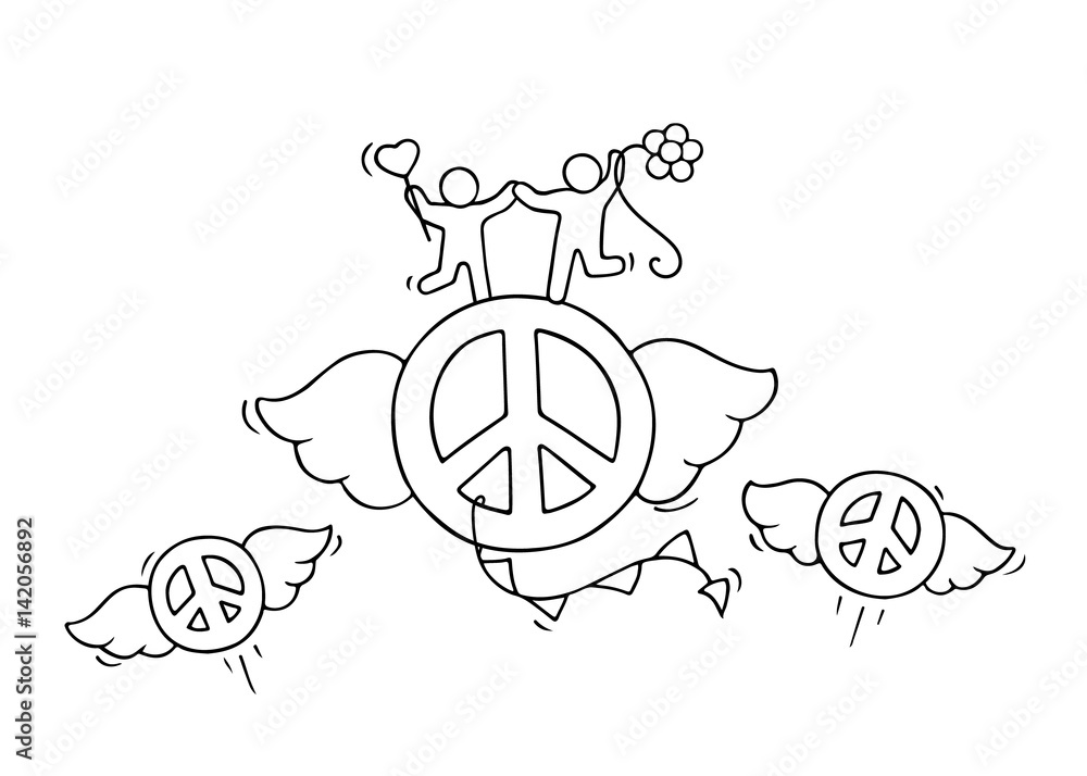 Cute Peace Sign Drawings