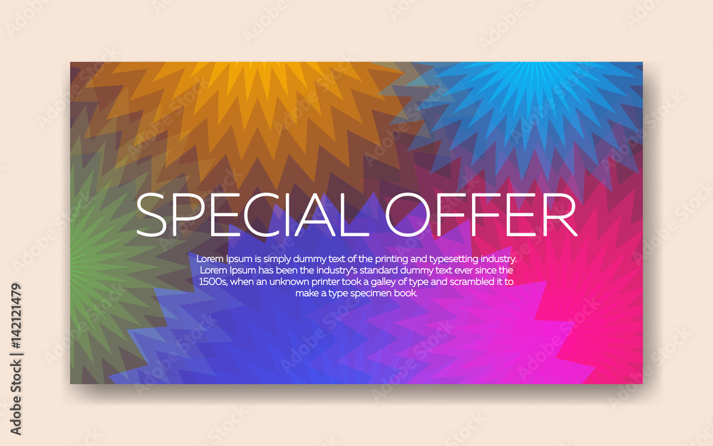 Trend lines wallpaper in a modern material design style. Vector ...