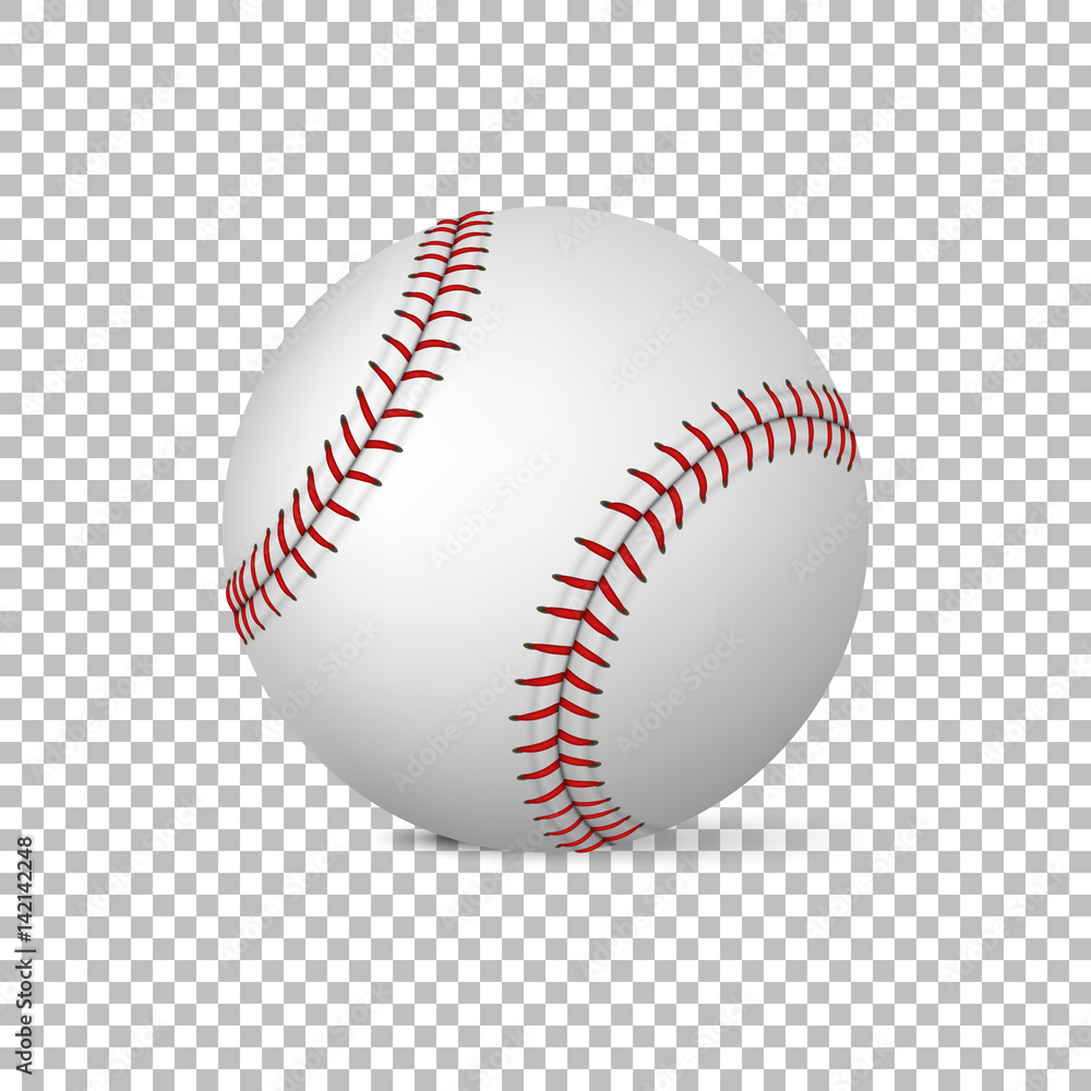 Realistic vector baseball isolated, Design template in EPS10. Stock ...