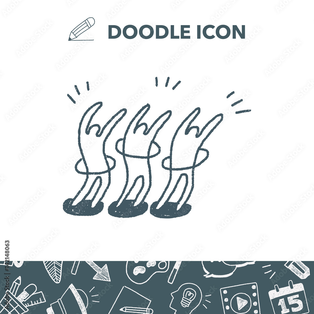 doodle Dance Stock Vector | Adobe Stock