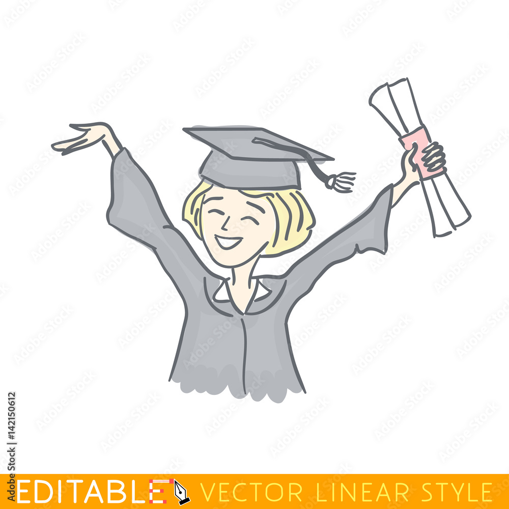 Graduated Students Drawing