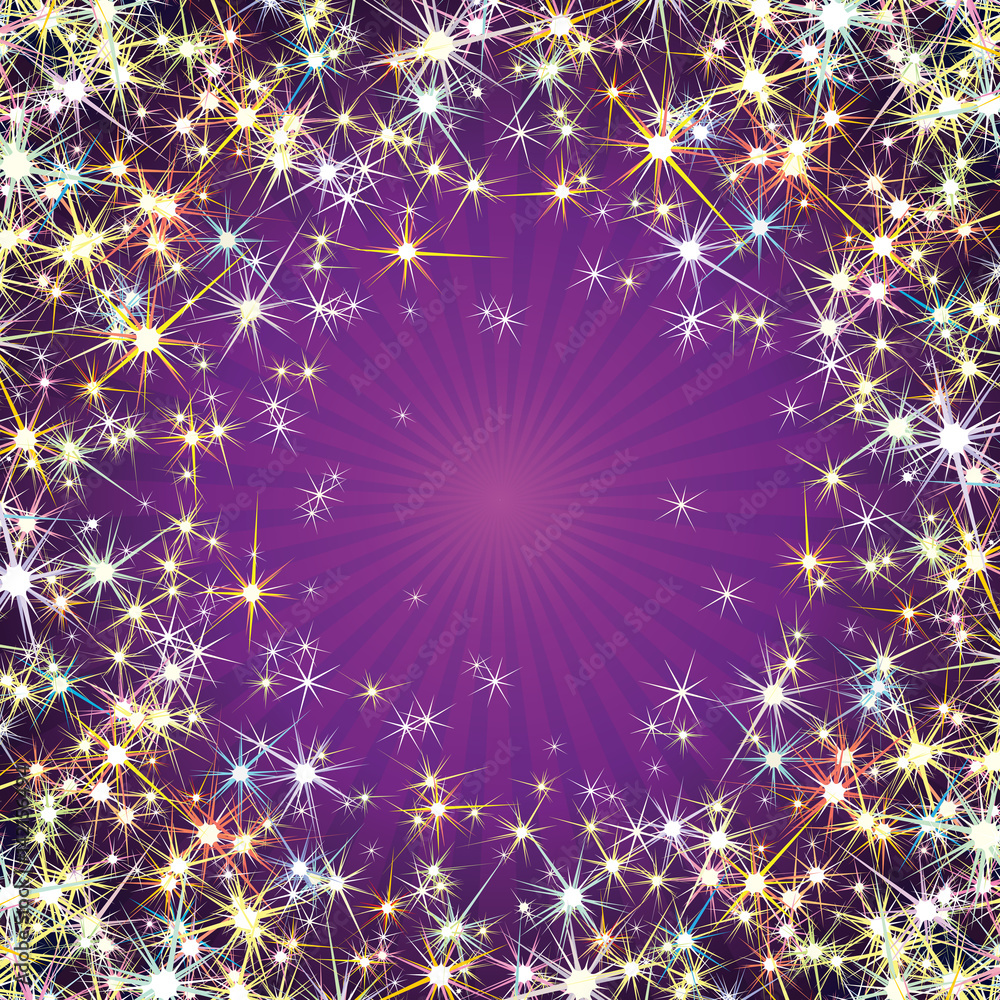 Bright Stars Backdrop. Stock Vector | Adobe Stock