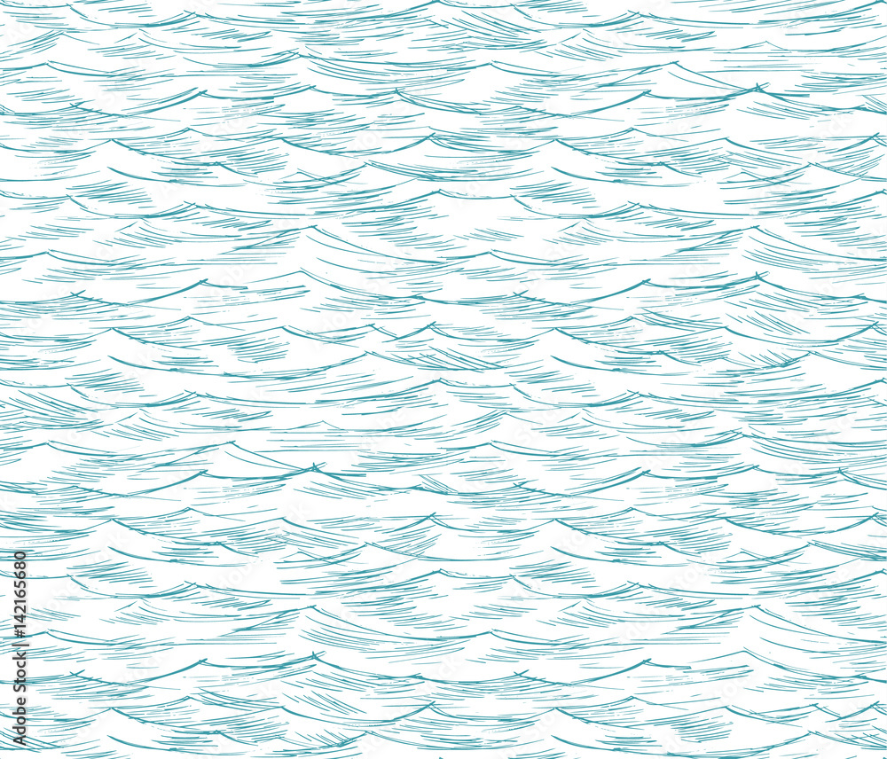 sea, ocean, seamless Stock Vector | Adobe Stock