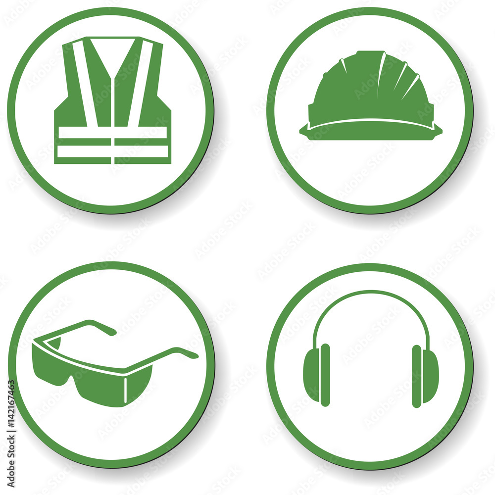 safety sign Stock Vector | Adobe Stock