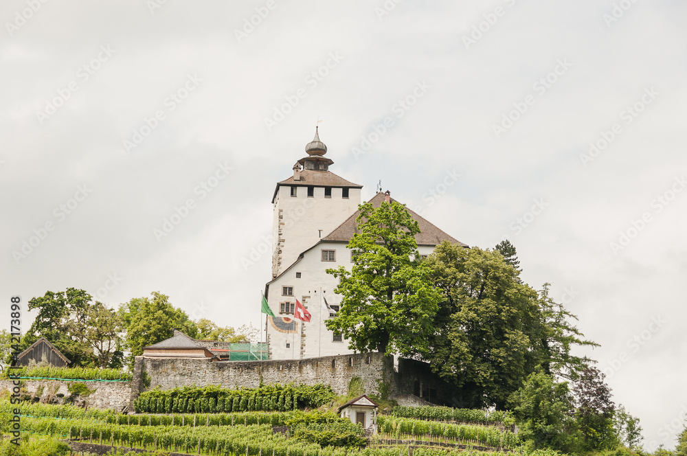 Werdenberg, Buchs, Stadt, Altstadt, Schloss, Weinberg, historische ...