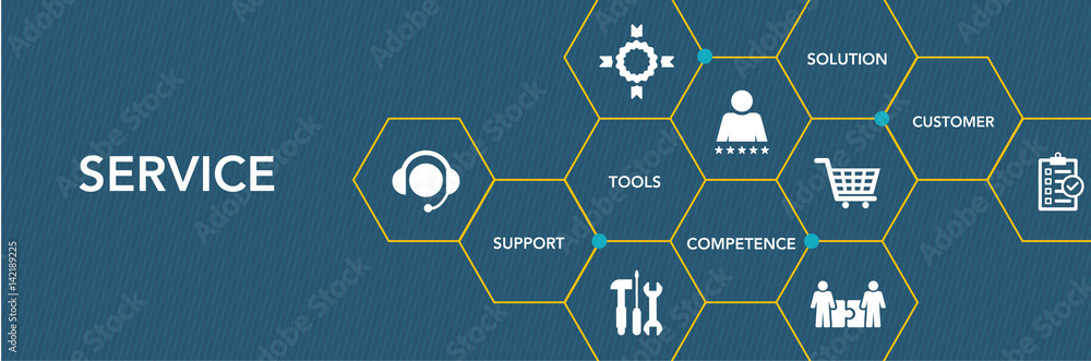 Servıce Icon Concept Stock Vector | Adobe Stock